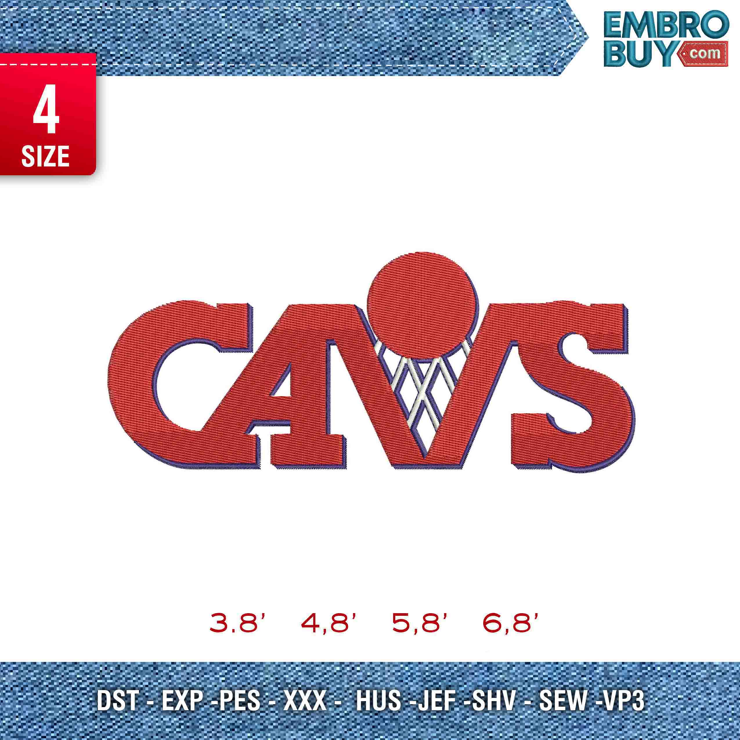 Cavs / Sport design/ Embroidery Pattern/ Design PES DST VP3 | Inspire ...
