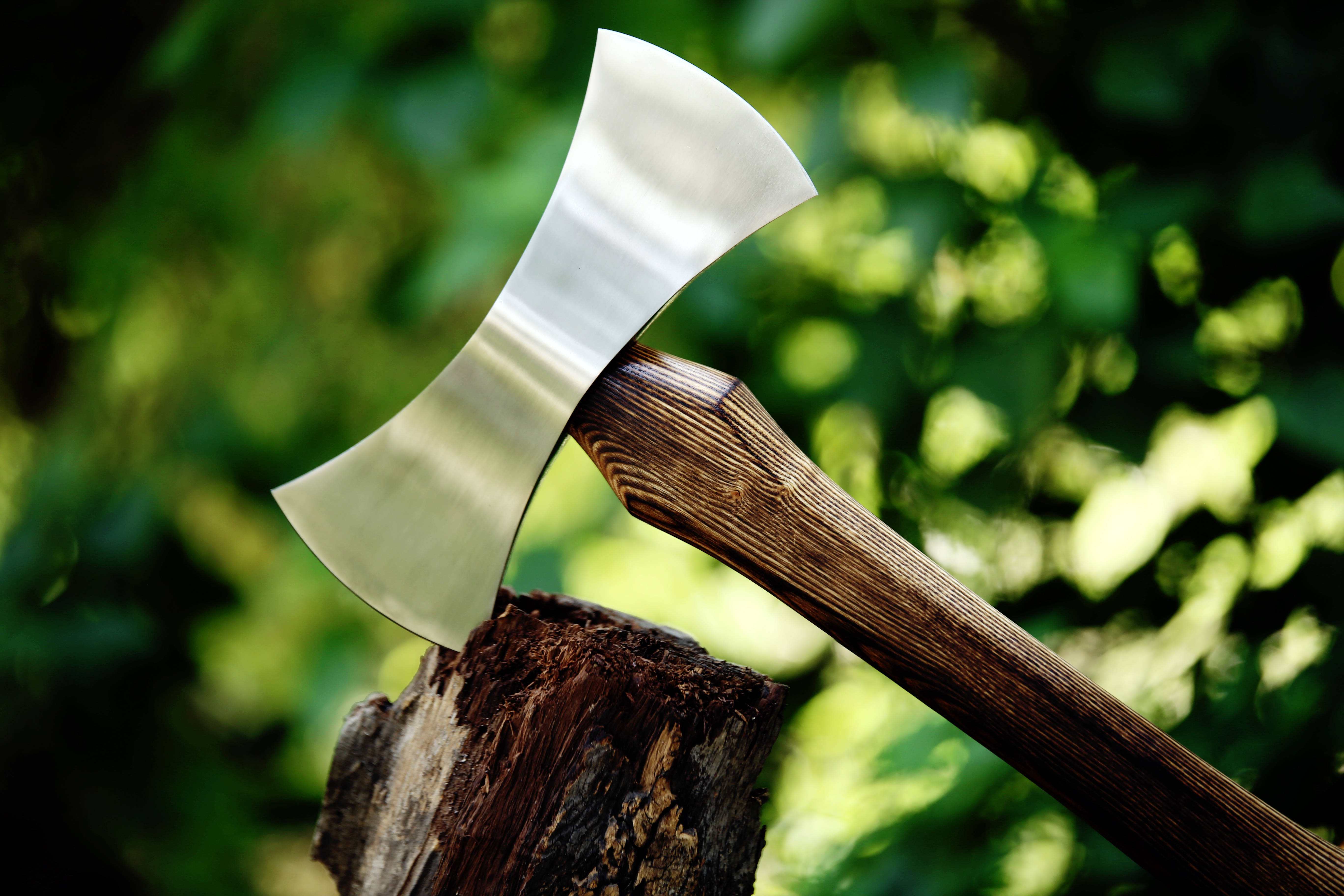 Hand Forged double-headed Bearded axe, Viking throwing axe, | Inspire ...