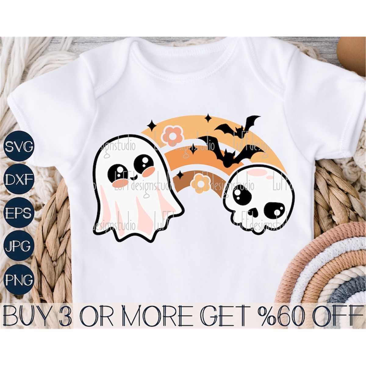 Cute Ghost SVG, Boo SVG, Spooky Season SVG, Funny Kids Hallo | Inspire ...