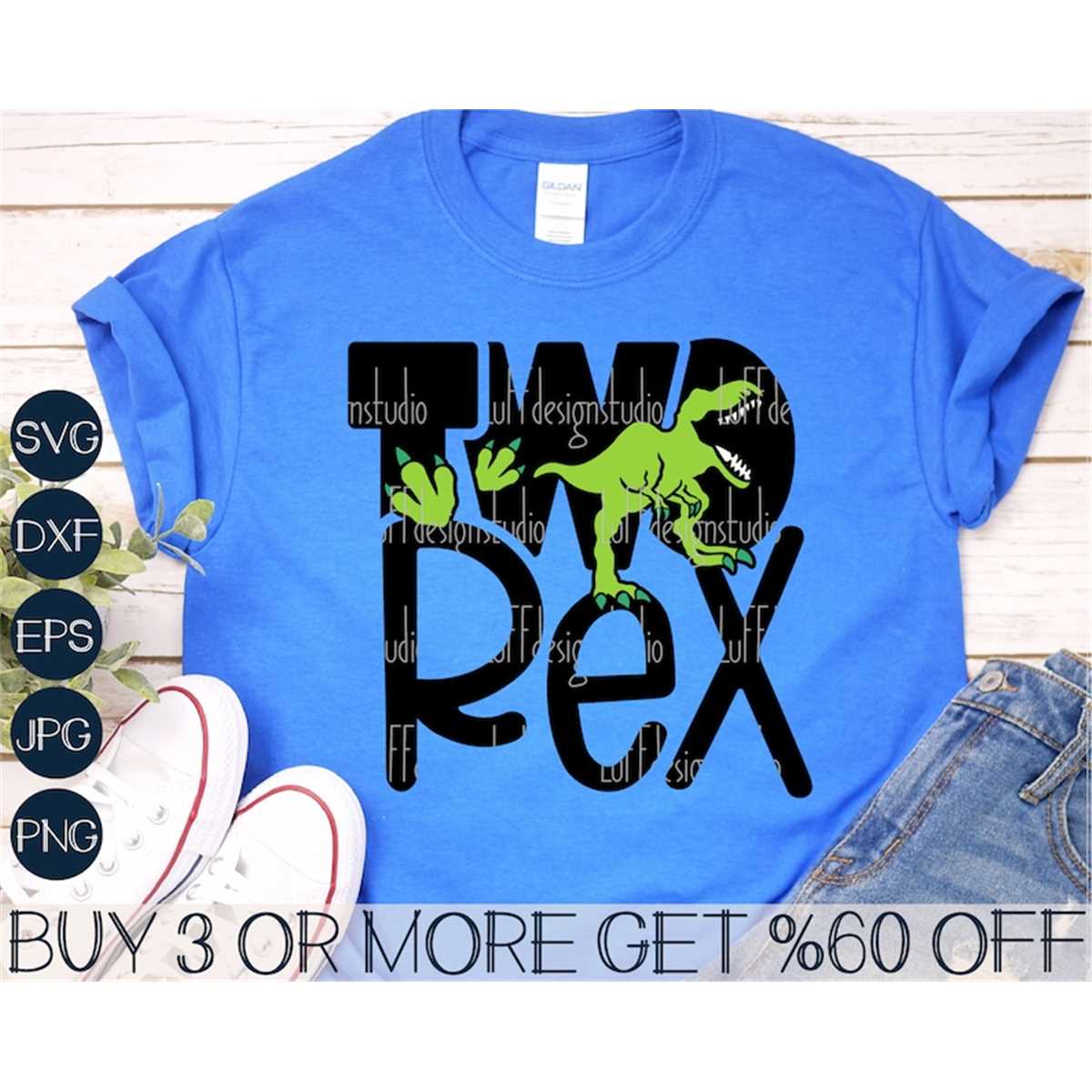 Two Rex SVG, 2nd Birthday Boy SVG, Dinosaur SVG, Boy's Secon | Inspire ...