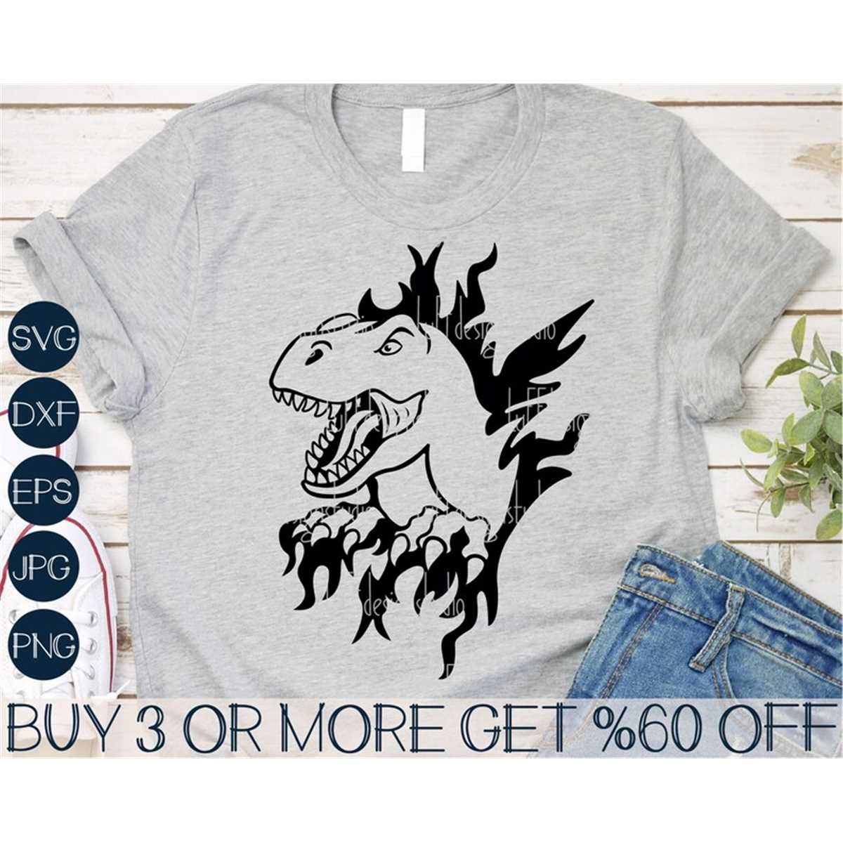 Dinosaur SVG, Ripped Shirt Dino SVG, T Rex Scratch SVG, Mama | Inspire ...