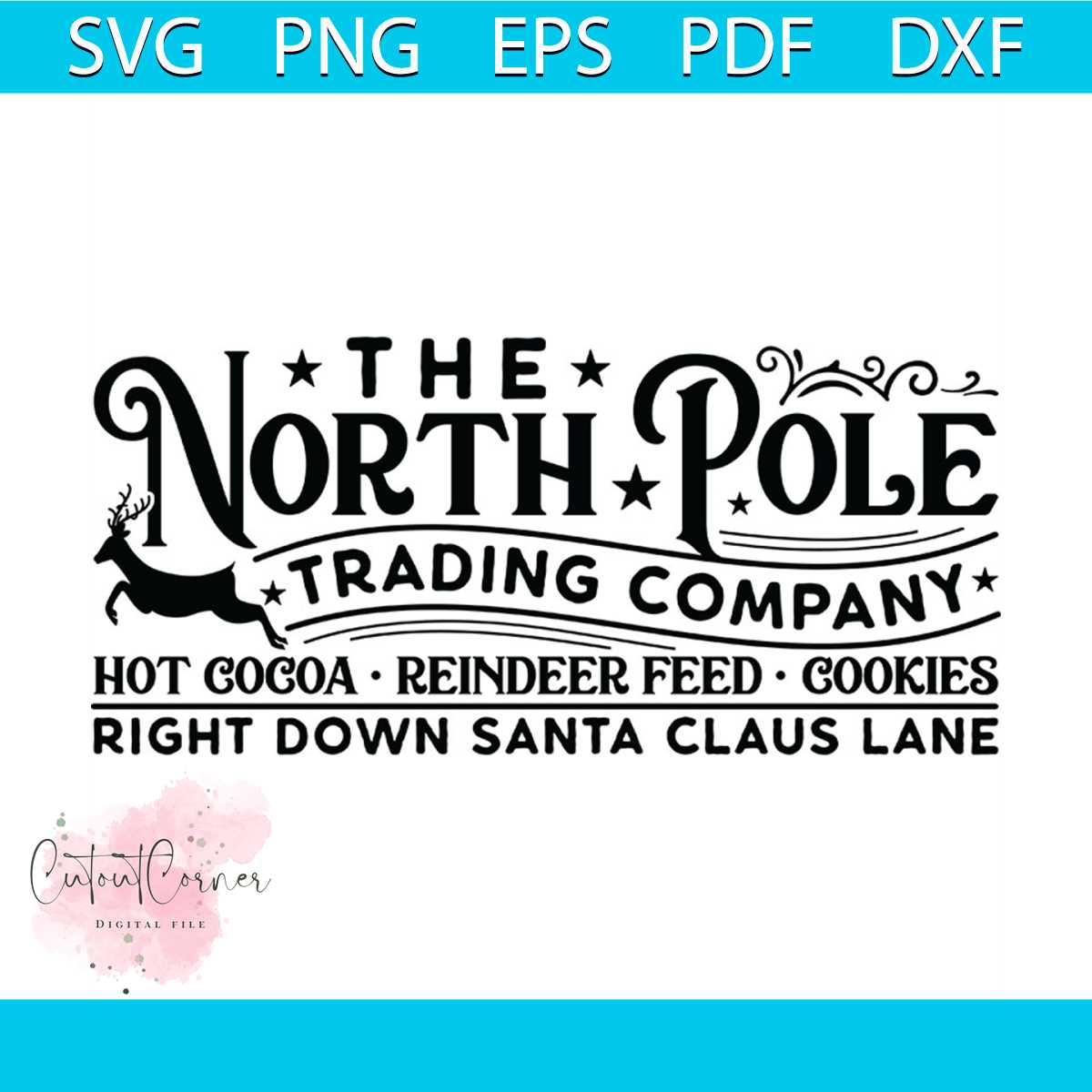 The North Pole Trading Company Svg, Christmas Svg, North Pol | Inspire ...