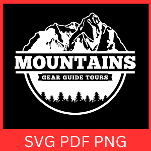 Rocky Mountains Svg, Skyline Svg, Mountains Adventure Club L | Inspire ...