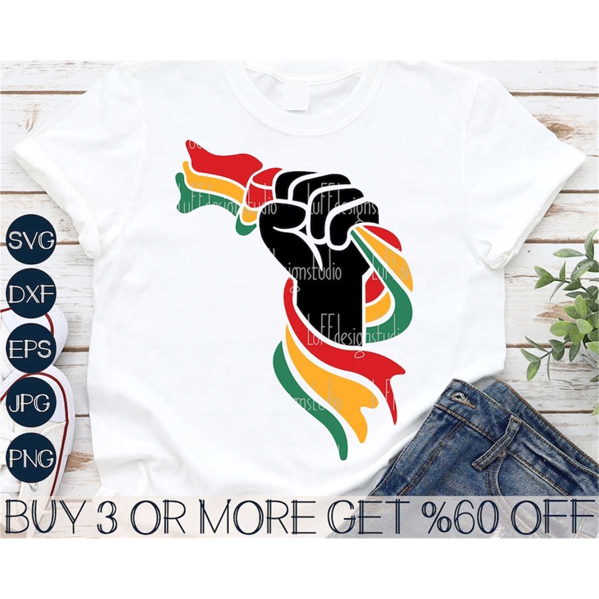 Juneteenth SVG, Fist SVG, Black History SVG, 1865 Svg, Melan | Inspire ...