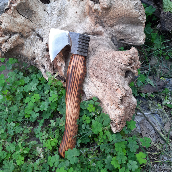 Handmade Viking Throwing axe ,Hand Forged mini Bearded axe, | Inspire ...