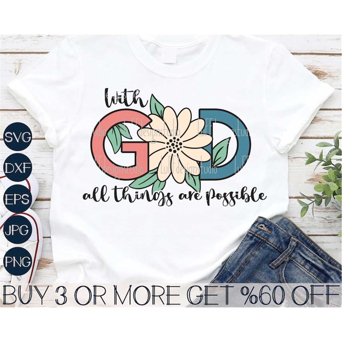 With God All Things Are Possible SVG, God SVG, Christian SVG | Inspire ...