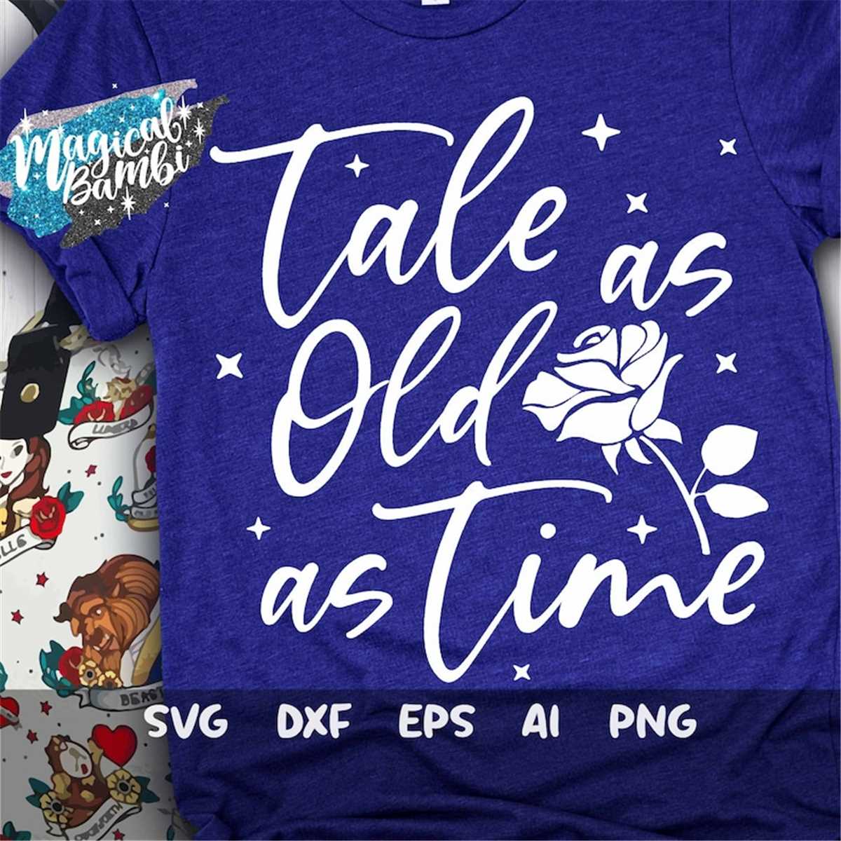 Tale as Old as Time SVG, Beauty Svg, Magical Castle Svg, Bea | Inspire ...