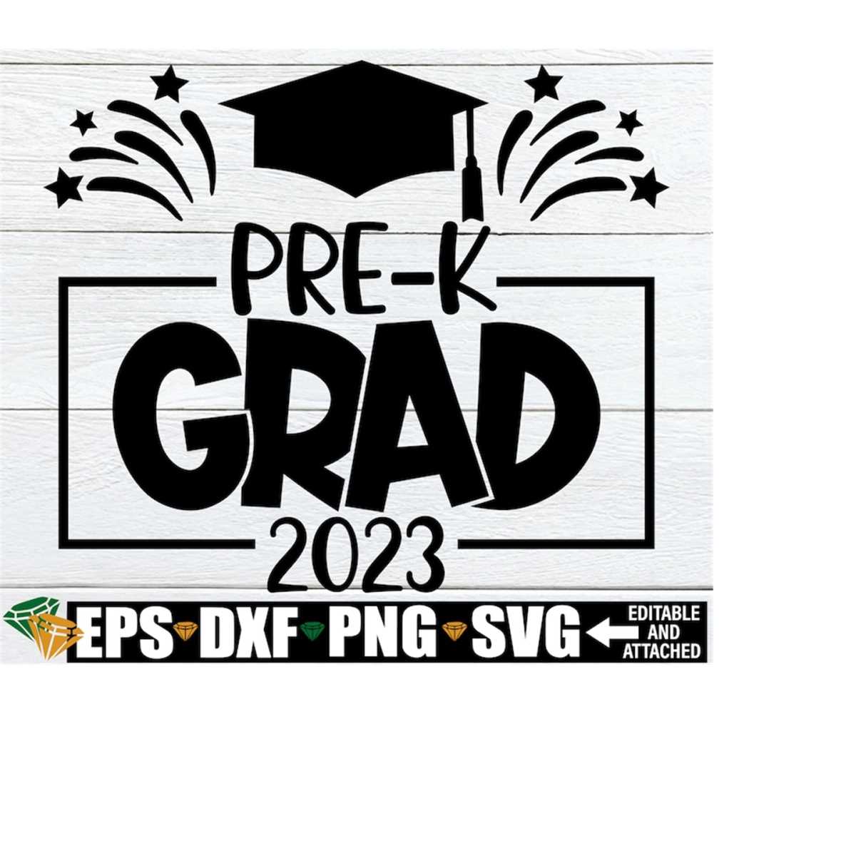 Pre-K Grad, Pre-K Graduation, Pre-K Graduation svg, End Of P | Inspire ...
