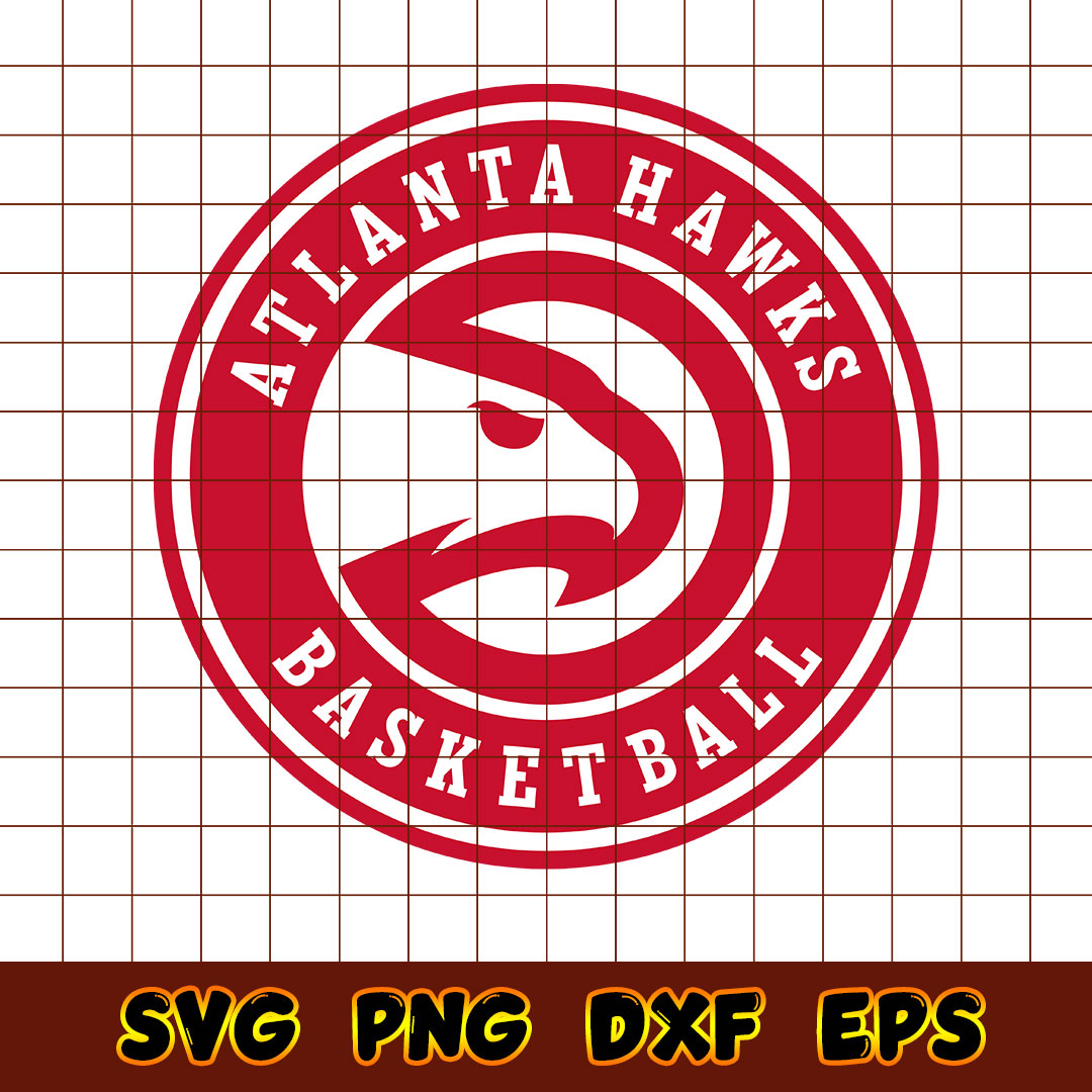 NBA Atlanta Hawks Svg, NBA Svg, NBA Logo, NBA Basketball Log | Inspire ...