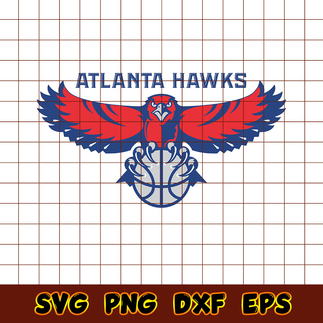 Atlanta Hawks NBA Teams Svg, NBA Svg, NBA Logo, NBA Basketba - Inspire ...