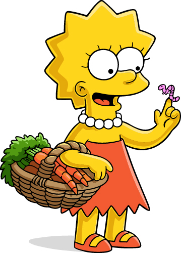 The Simpsons. Lisa Simpson. SVG, PNG, JPG files. Digital dow | Inspire ...