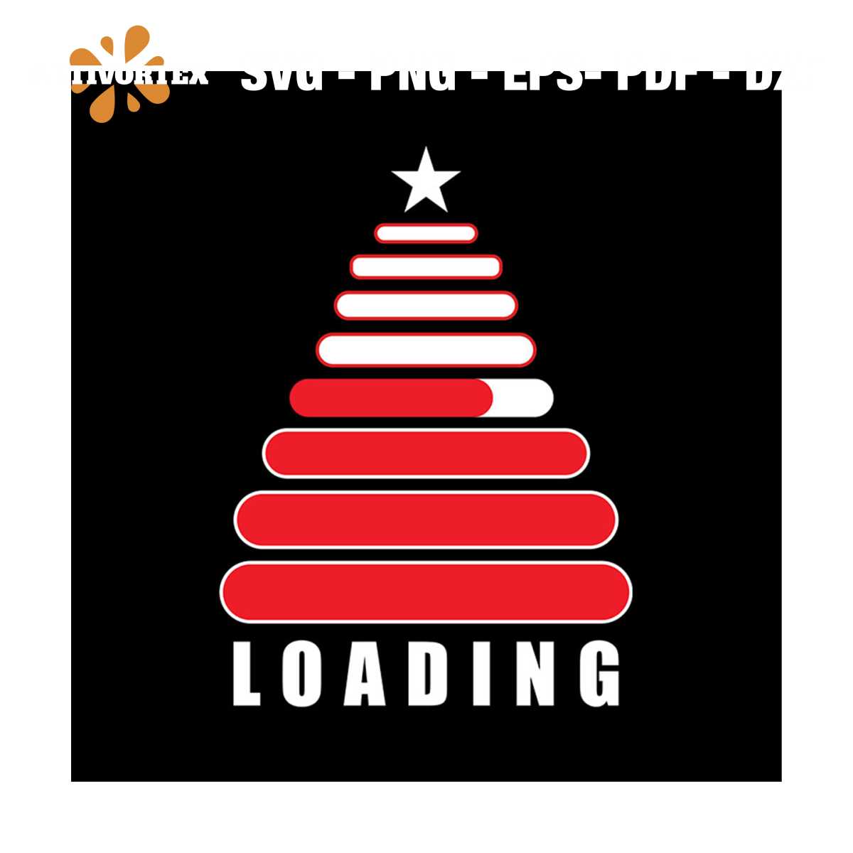 Loading Christmas Tree Svg, Christmas Svg, Loading Tree Svg | Inspire ...