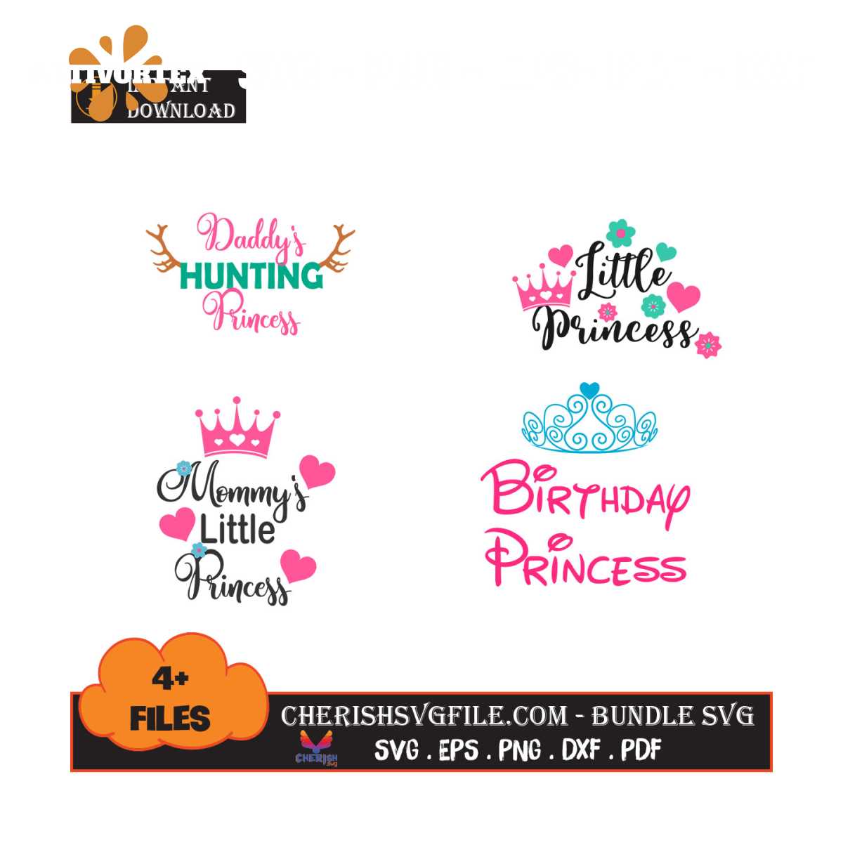 04 Files Princess Bundle Svg, Trending Svg, Princess Bundle | Inspire ...