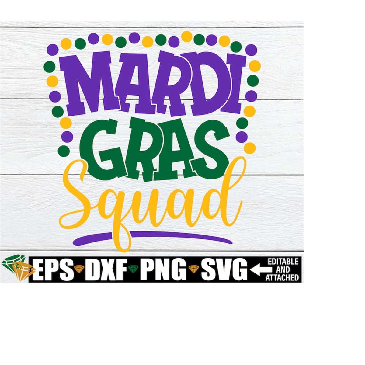 Mardi Gras Squad, Matching Mardi gras Shirts SVG, Mardi Gras | Inspire ...