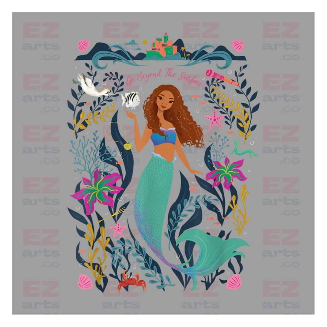 Little Mermaid PNG, Black Mermaid PNG, Black Girl Magic, Bla | Inspire ...
