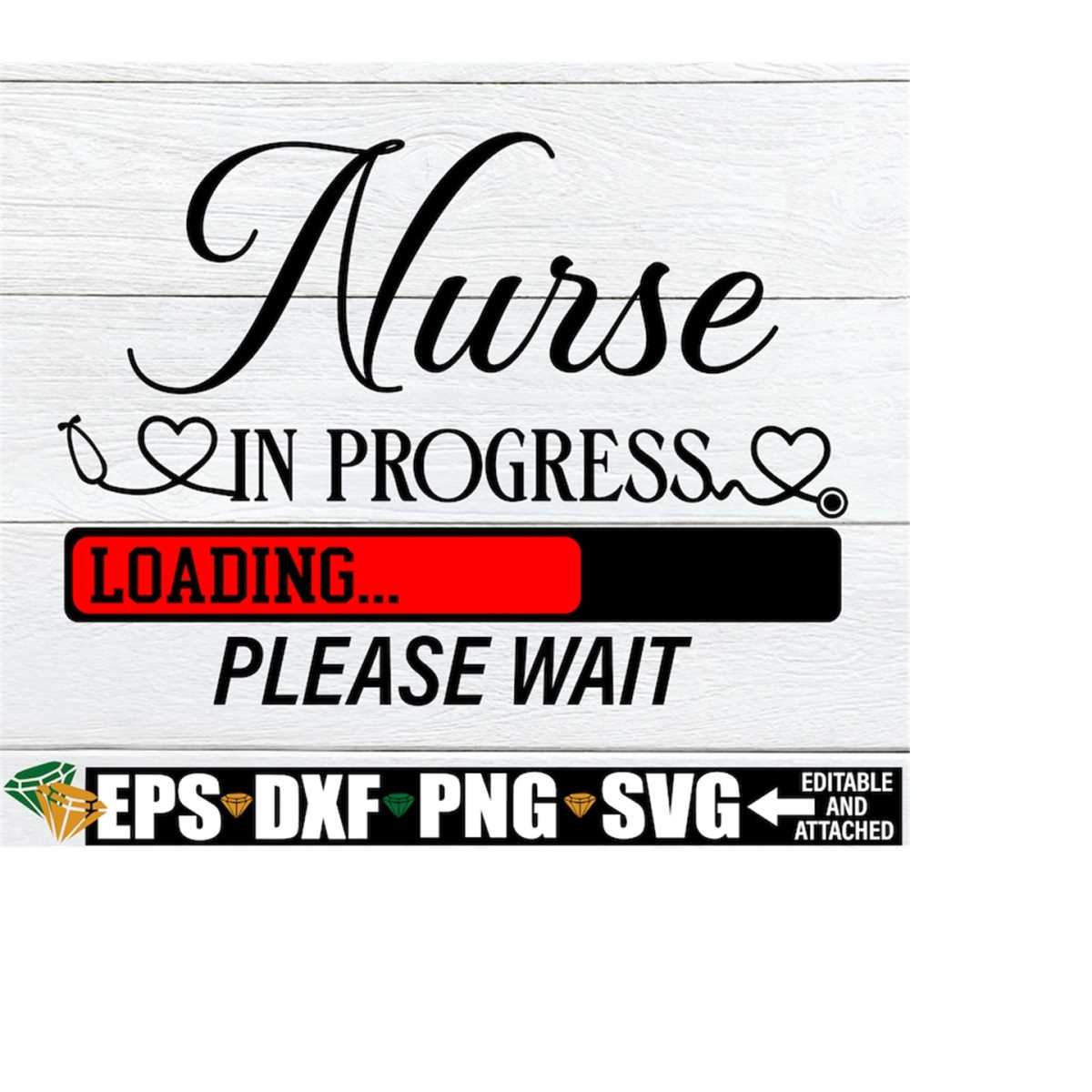 Nurse In Progress. Nursing Student svg. Nurse in progress sv | Inspire ...