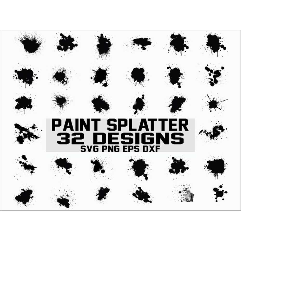 Splatter svg/ paint splatter svg/ splash svg/ paint splash s | Inspire ...