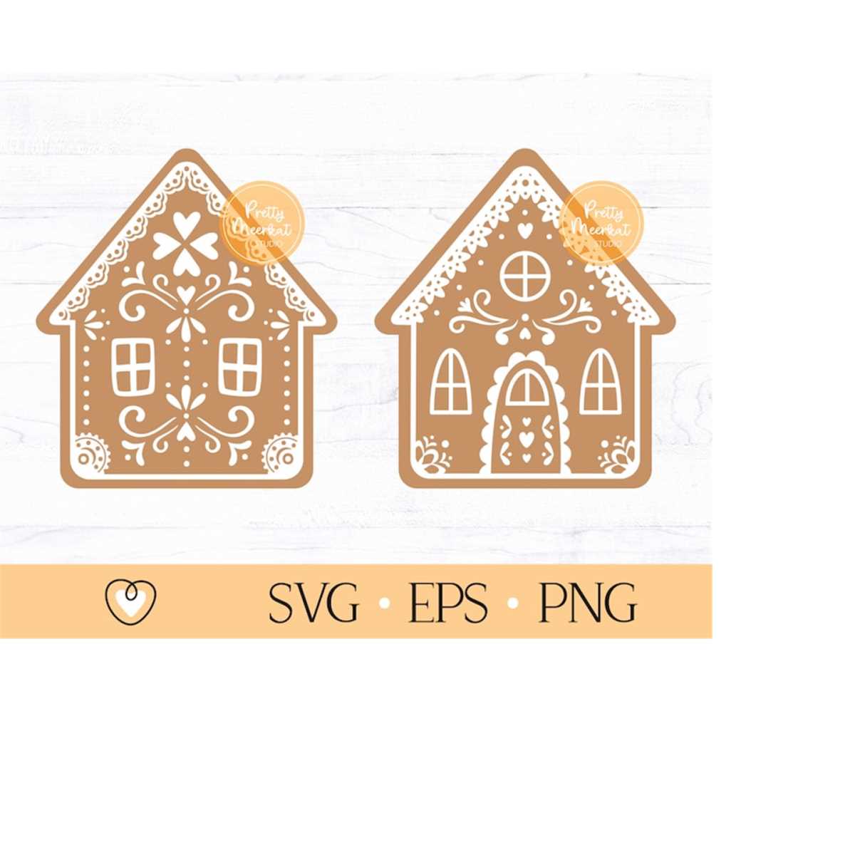 Gingerbread house svg, Christmas svg, Gingerbread house cut - Inspire ...