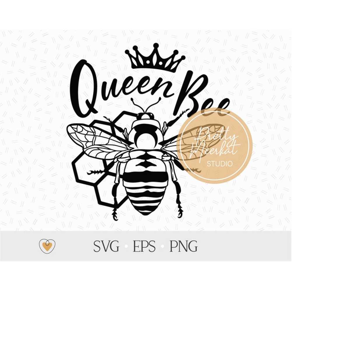 Queen bee svg, Honey bee svg, Honeycomb svg, Bee png | Inspire Uplift
