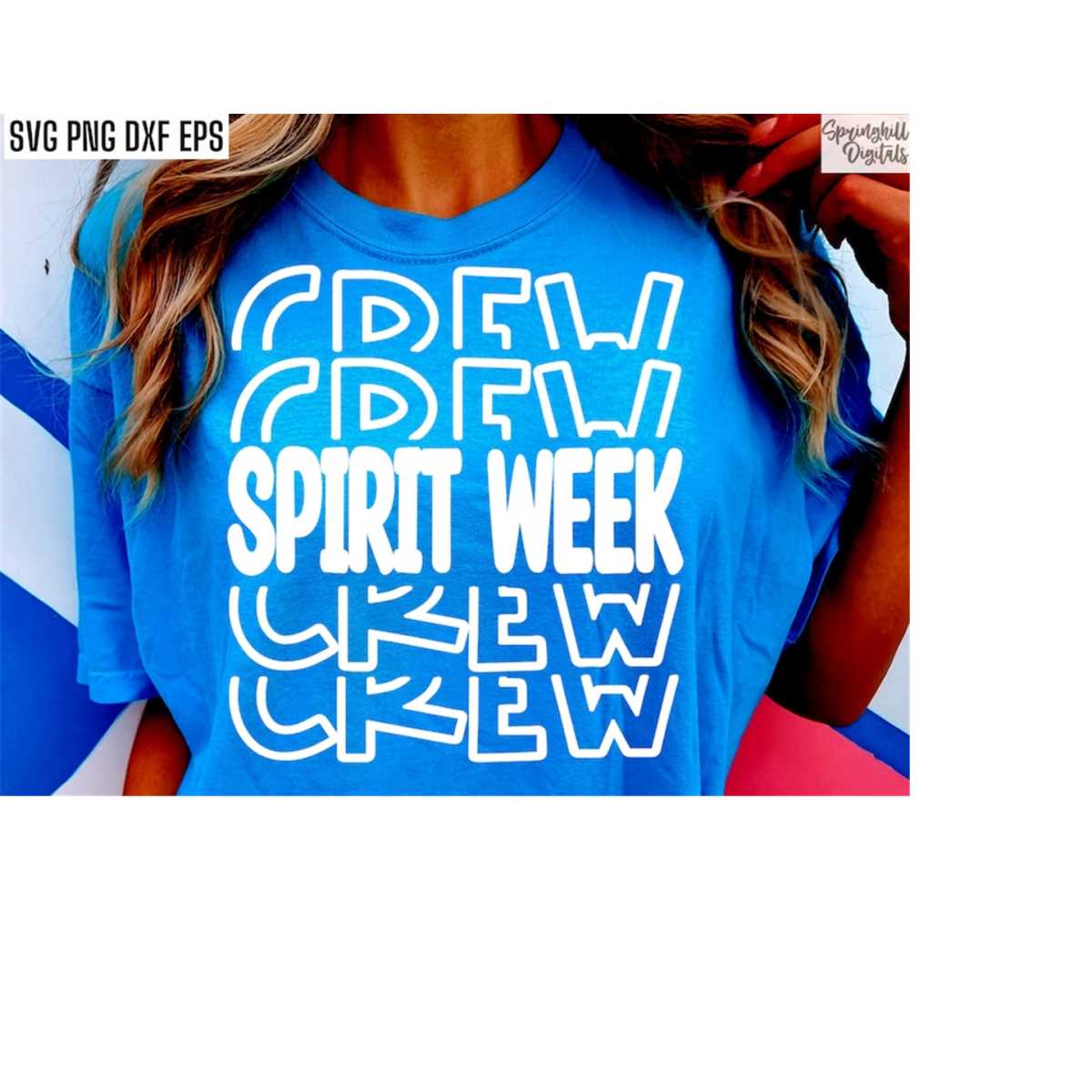 Spirit Week Crew, Pep Rally Svgs, School Parade Pngs, School | Inspire ...