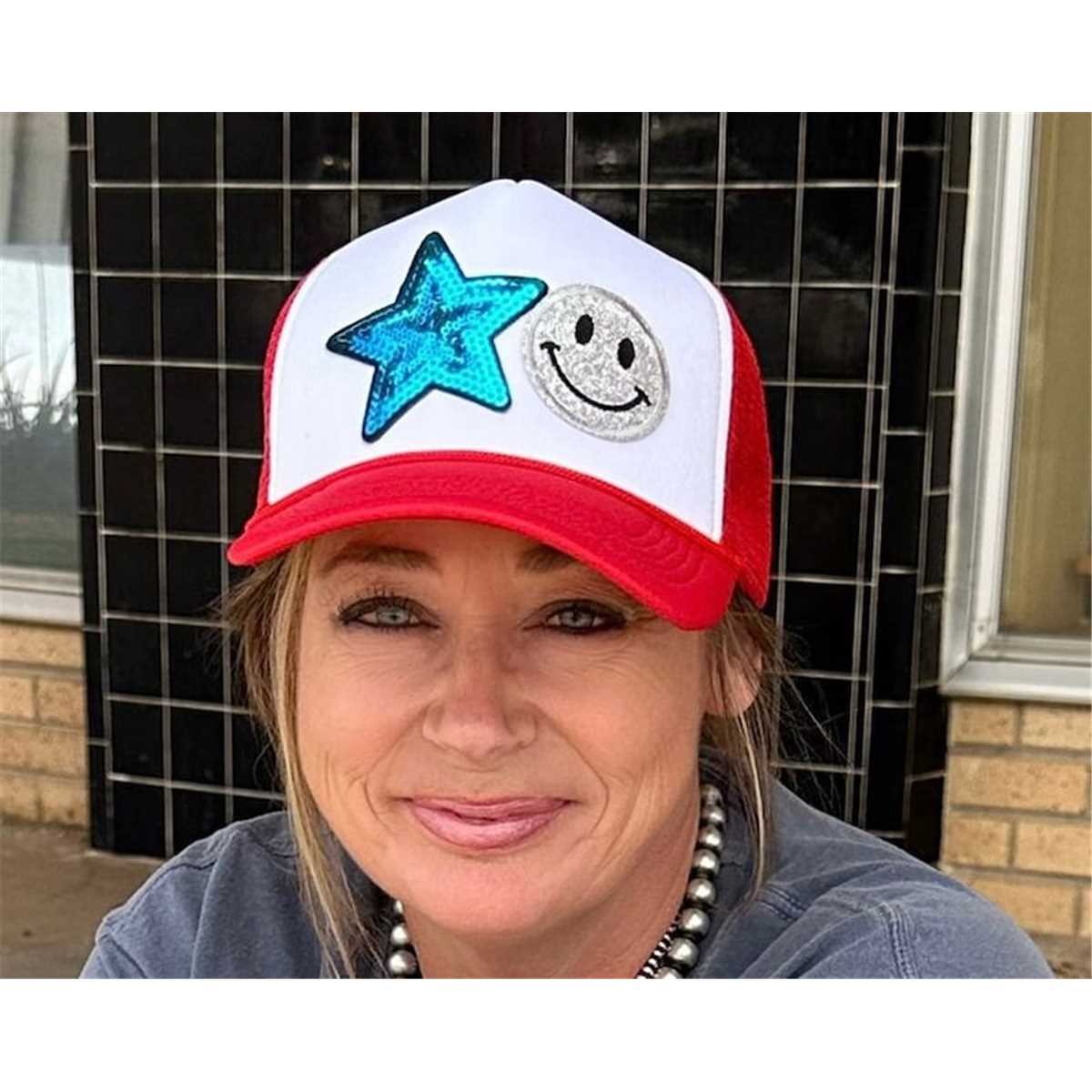 Happy Trucker Hat Trendy Trucker Hat July 4th Cap Summer Tru | Inspire ...