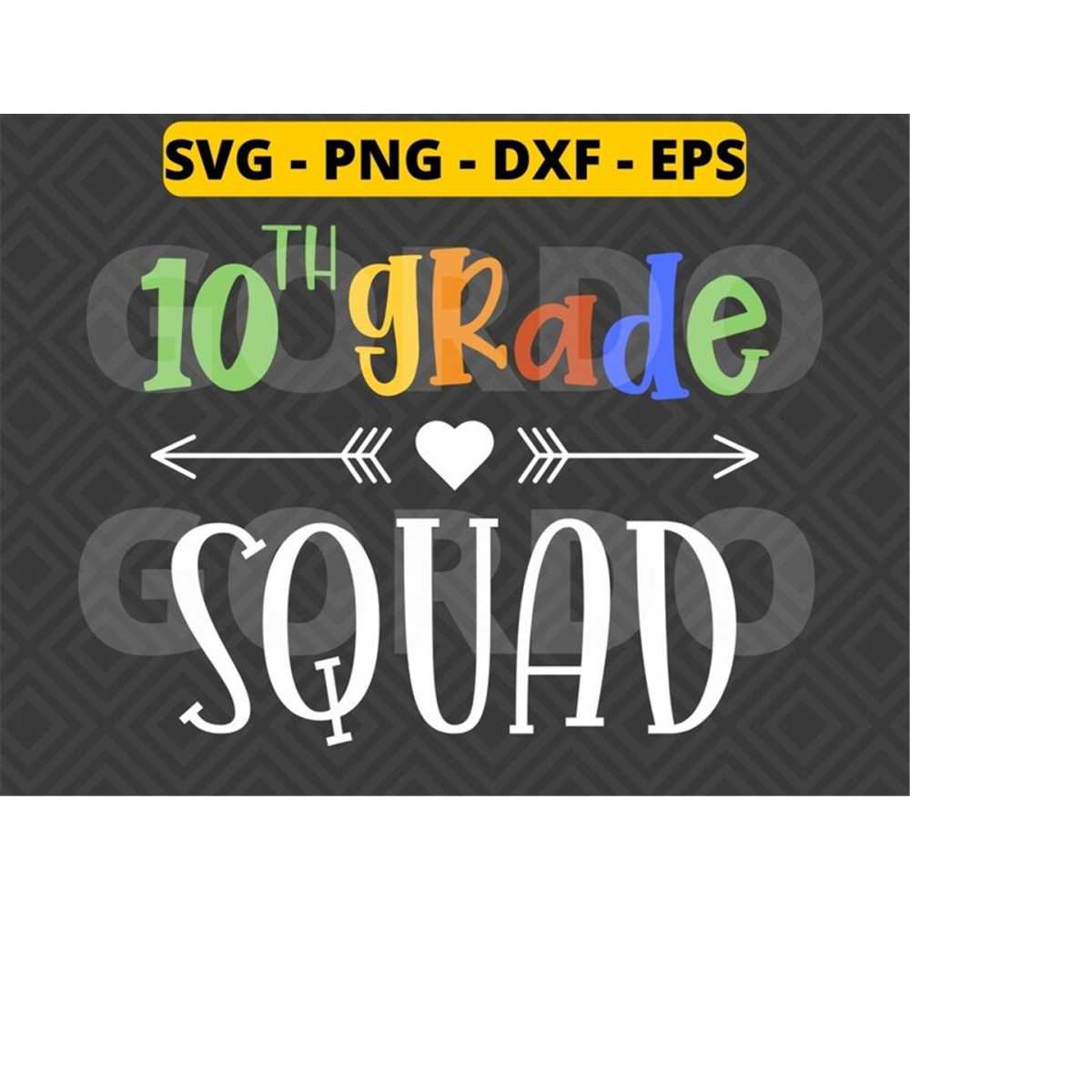 10th grade squad svg, tenth grade squad svg, 10th grade firs | Inspire ...