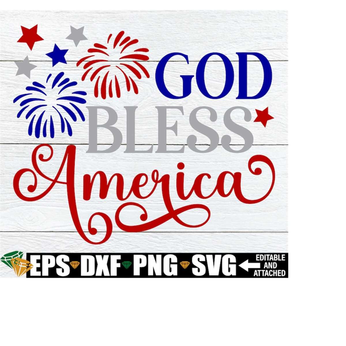 God Bless America, 4th Of July Door Sign svg png, 4th Of jul | Inspire ...