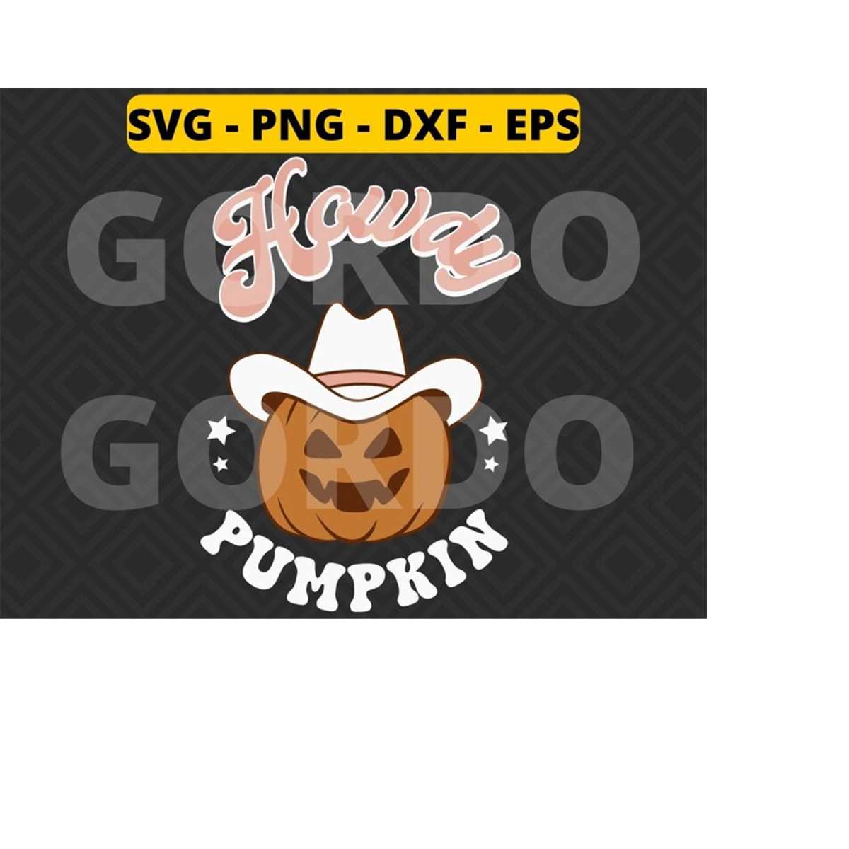 Howdy Pumpkin Rodeo svg png dxf eps, Western Fall png, South | Inspire ...