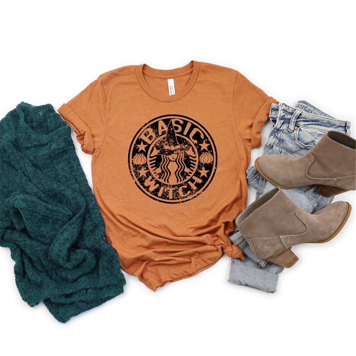 Basic Witch Shirt, Shirt, Coffee Lover, Pumpkin Spice, Fall, | Inspire ...
