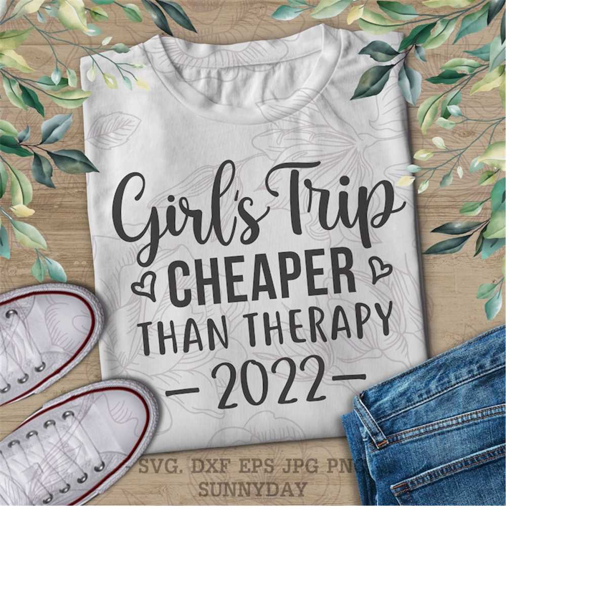 Girls Trip Cheaper Than Therapy Svg,Girl's Trip 2022 SVG,Gir | Inspire ...