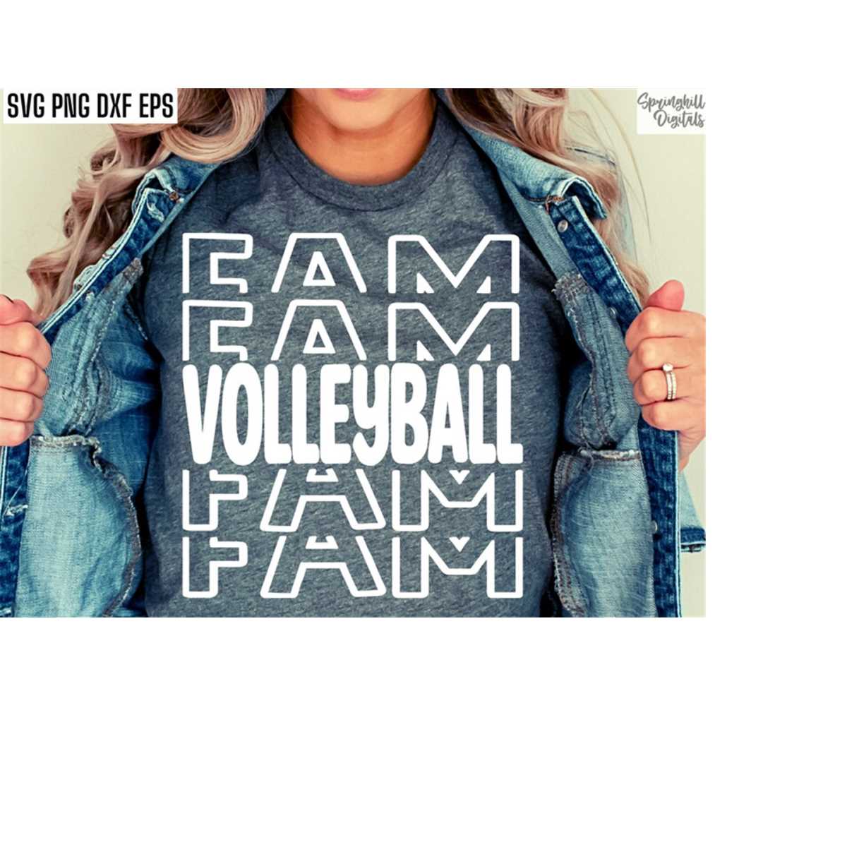 Volleyball Fam Svg | Family Tshirt Designs | V-ball Competit | Inspire ...