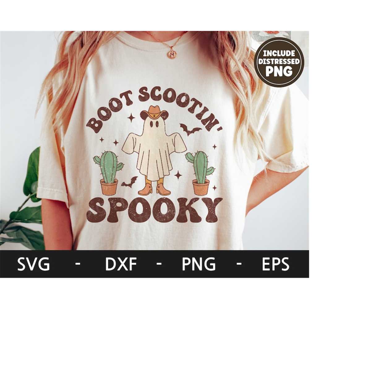 Boot Scootin' Spooky svg, Halloween shirt, Spooky svg, Retro | Inspire ...