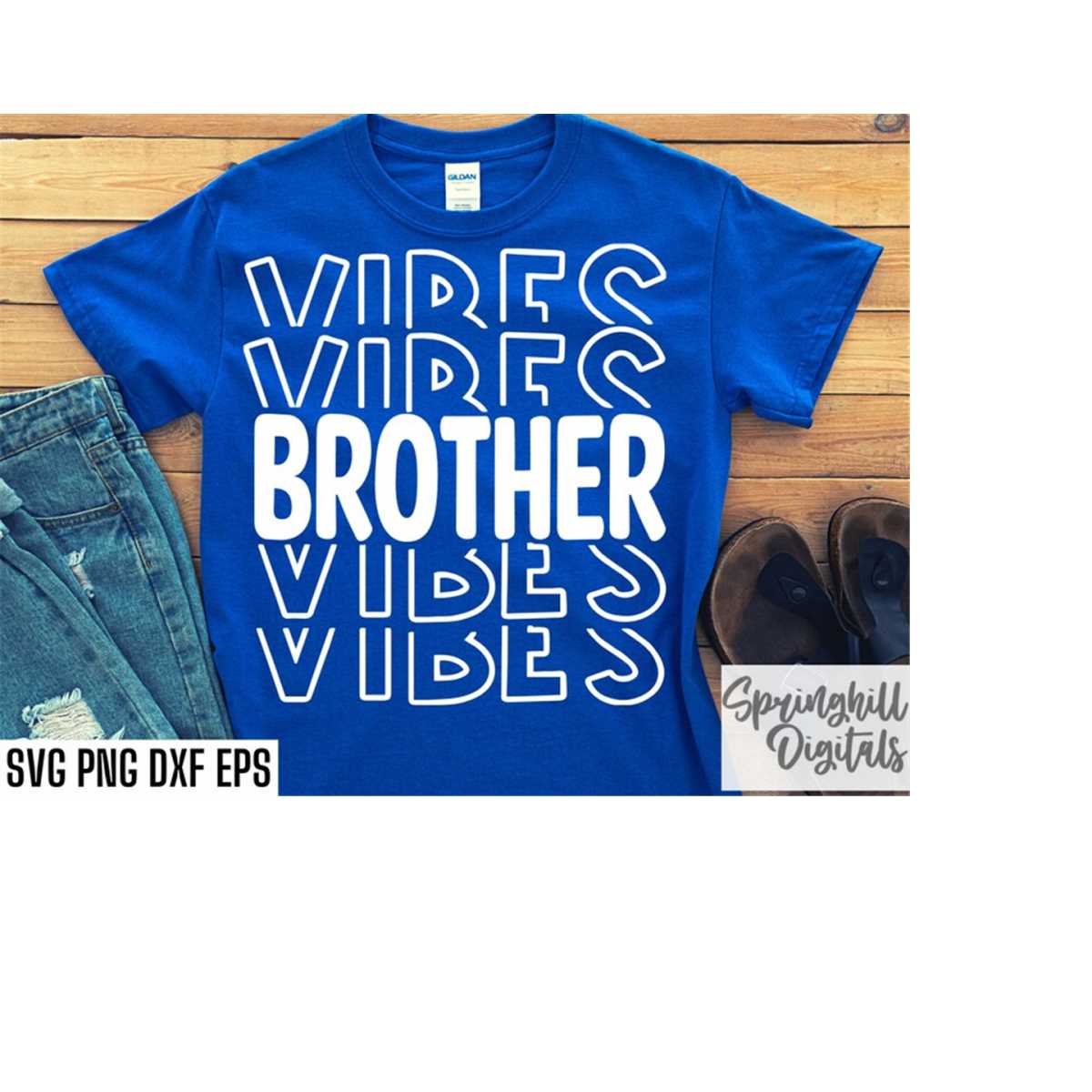 Brother Vibes Svg | Sibling Shirt Svgs | Little Brother Svgs | Inspire Uplift