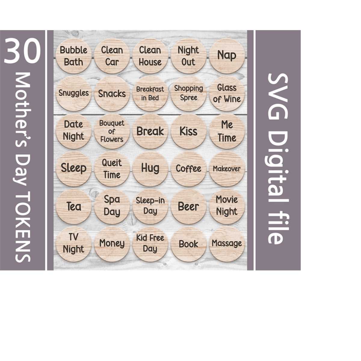 30 Mother's day tokens svg,Mama Needs A Jar svg,Mother's day | Inspire ...