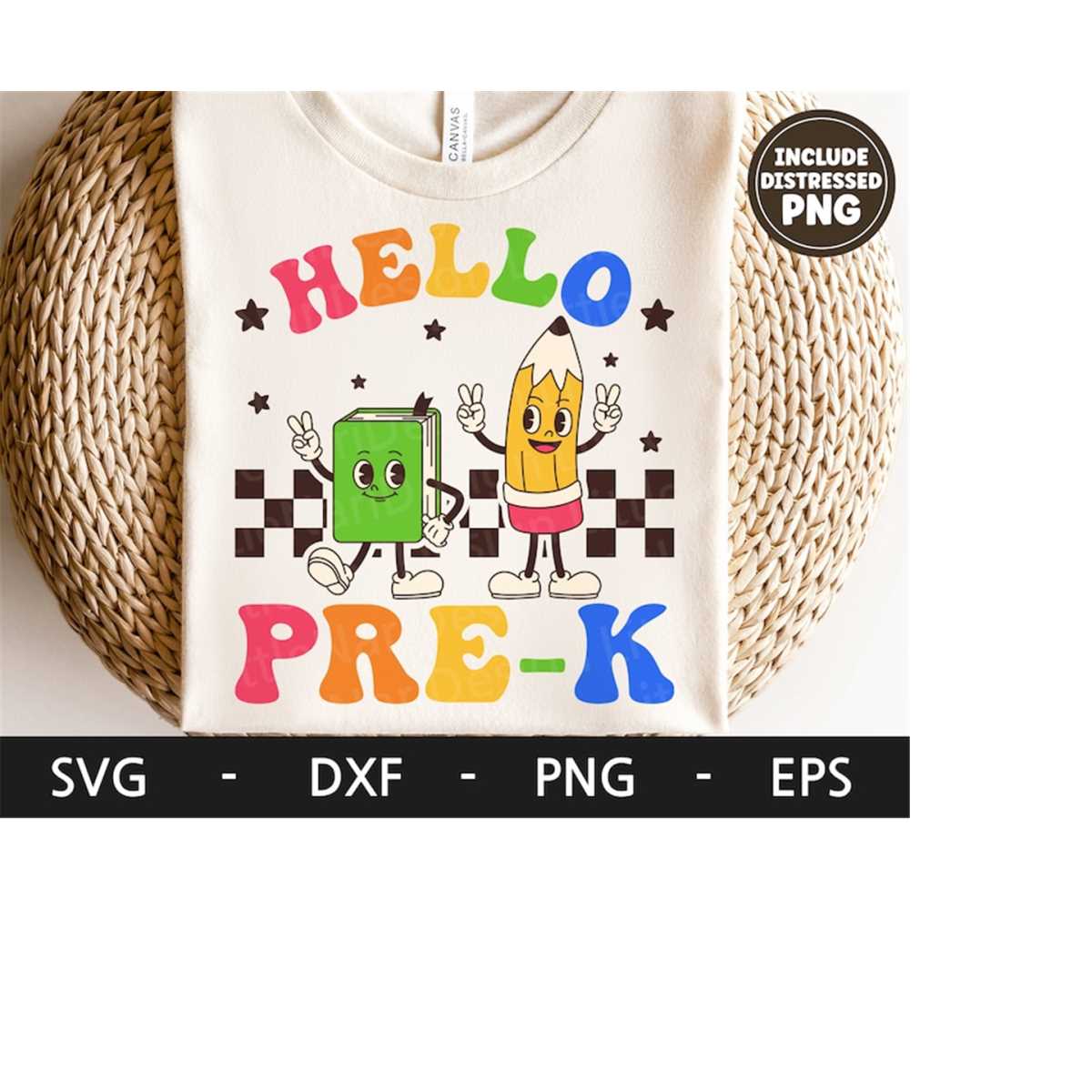 Hello Pre-K svg, First Day of School svg, Back to School svg | Inspire ...