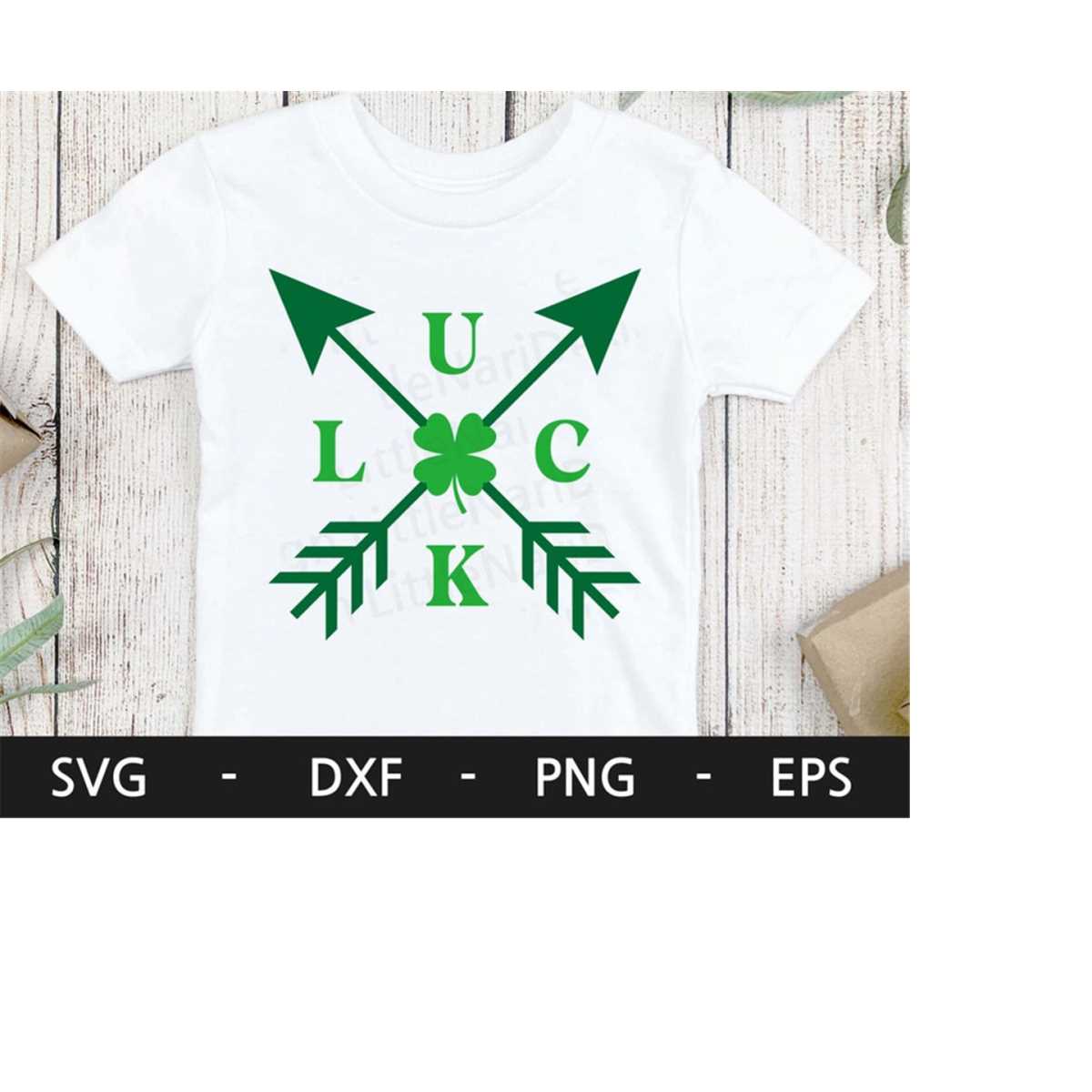 Luck Arrow Svg, St Patricks Day Luck Arrow Svg, St Patrick's | Inspire ...