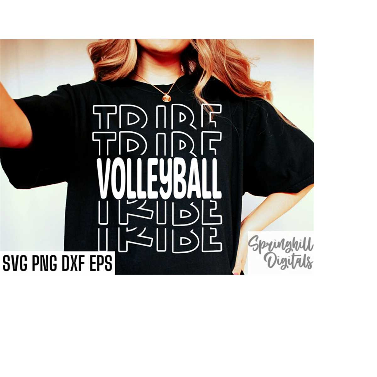 Volleyball Tribe Svg | Back To School Shirt | Sports Season | Inspire ...