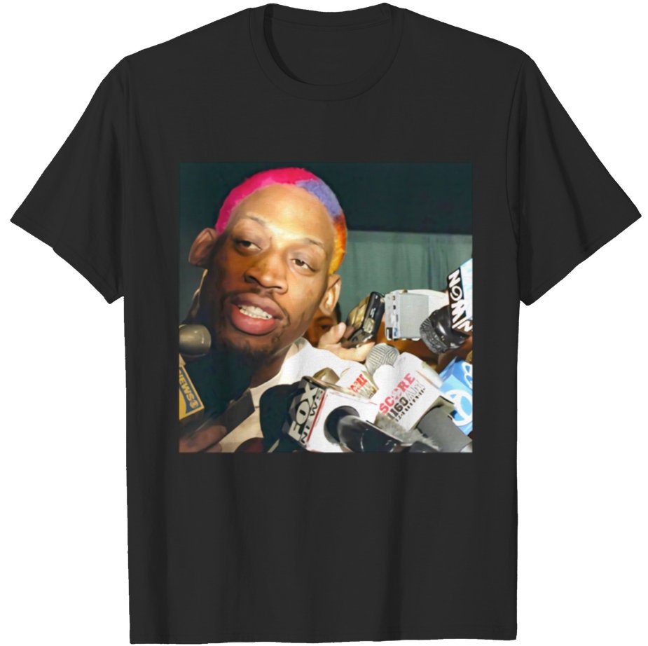 Flash Sale Dennis Rodman Face NBA Vintage Bootleg Retro 90s | Inspire ...