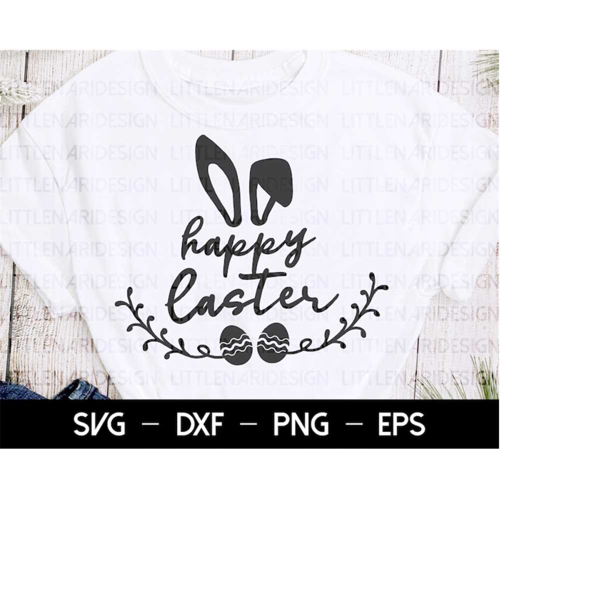 Bunny svg, Happy Easter svg, Easter eggs svg, Easter Bunny | Inspire Uplift