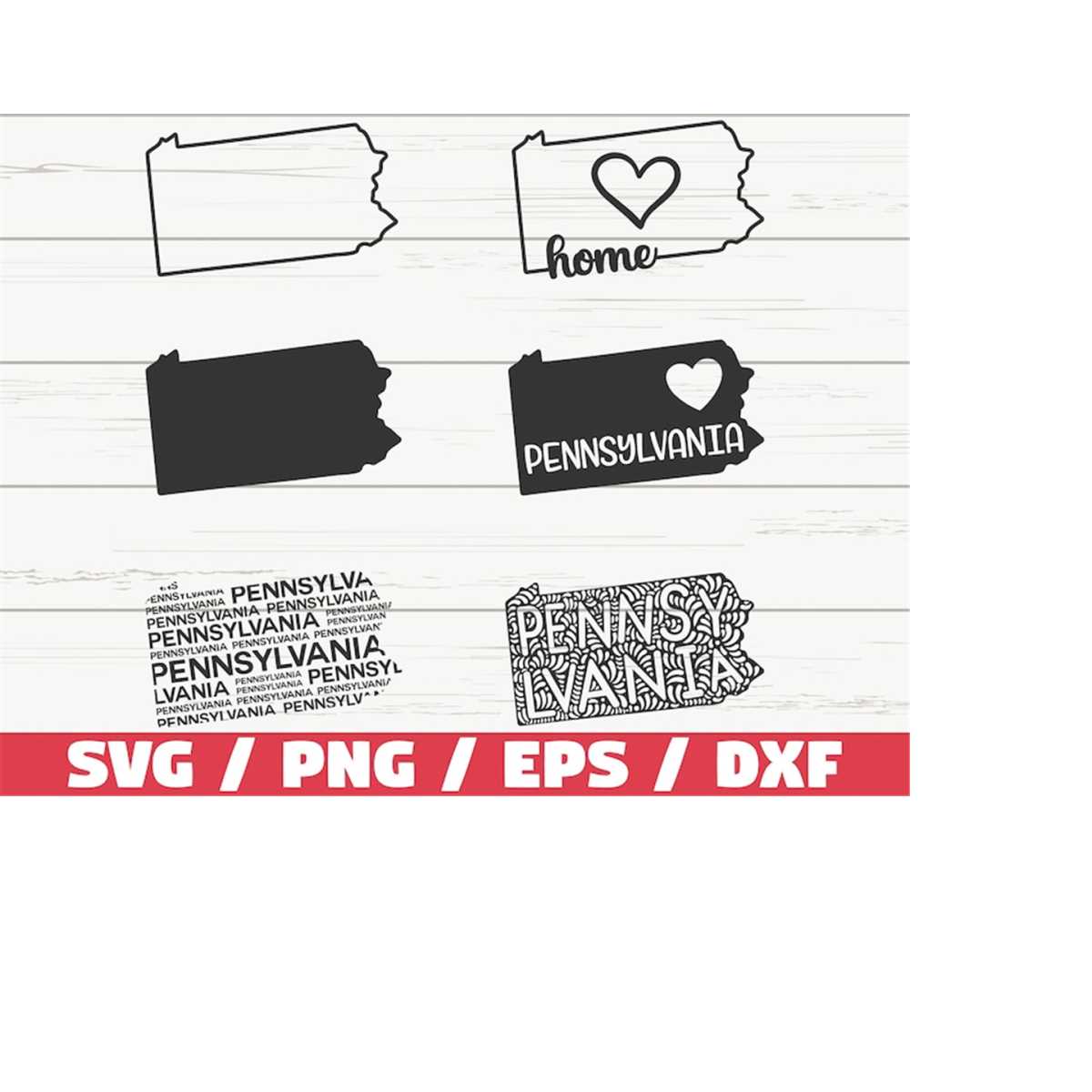 Pennsylvania State SVG / Cut File / Cricut / Clip art / Comm - Inspire ...