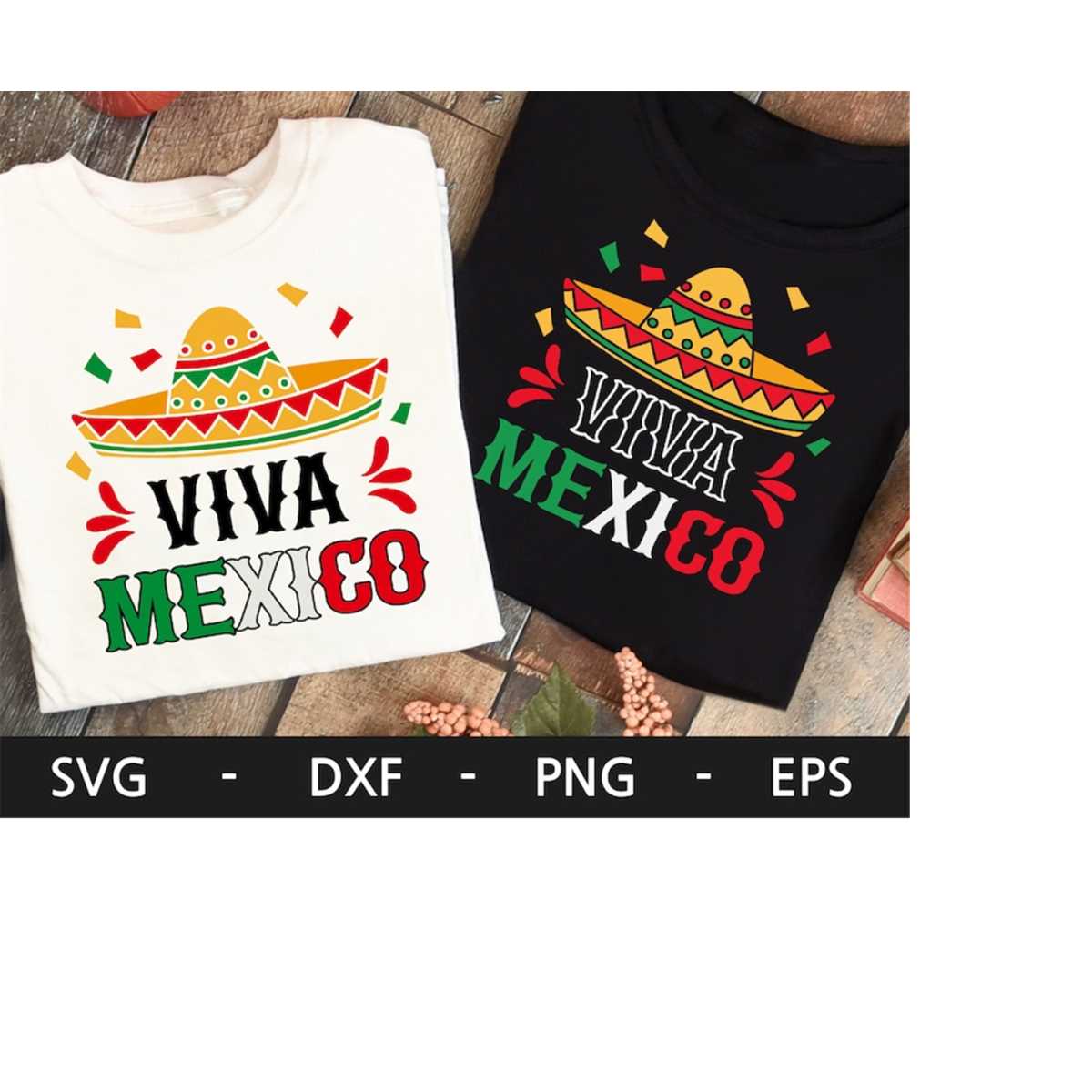 Viva Mexico svg, Sombrero svg, Mexico shirt svg, Mexican Hat | Inspire ...