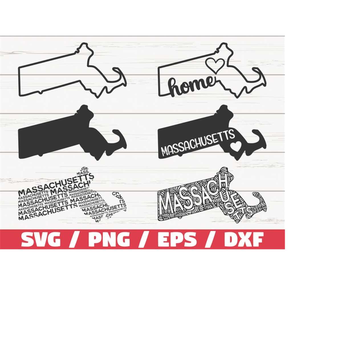 Massachusetts State SVG / Cut File / Cricut / Clip art / Com - Inspire ...