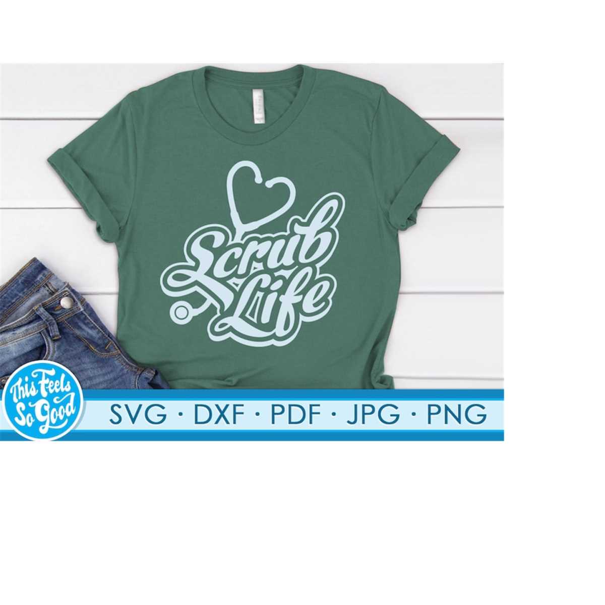 Nurse svg, nursing SVG, nurses Svg, scrub life svg. Nurse Cu - Inspire ...