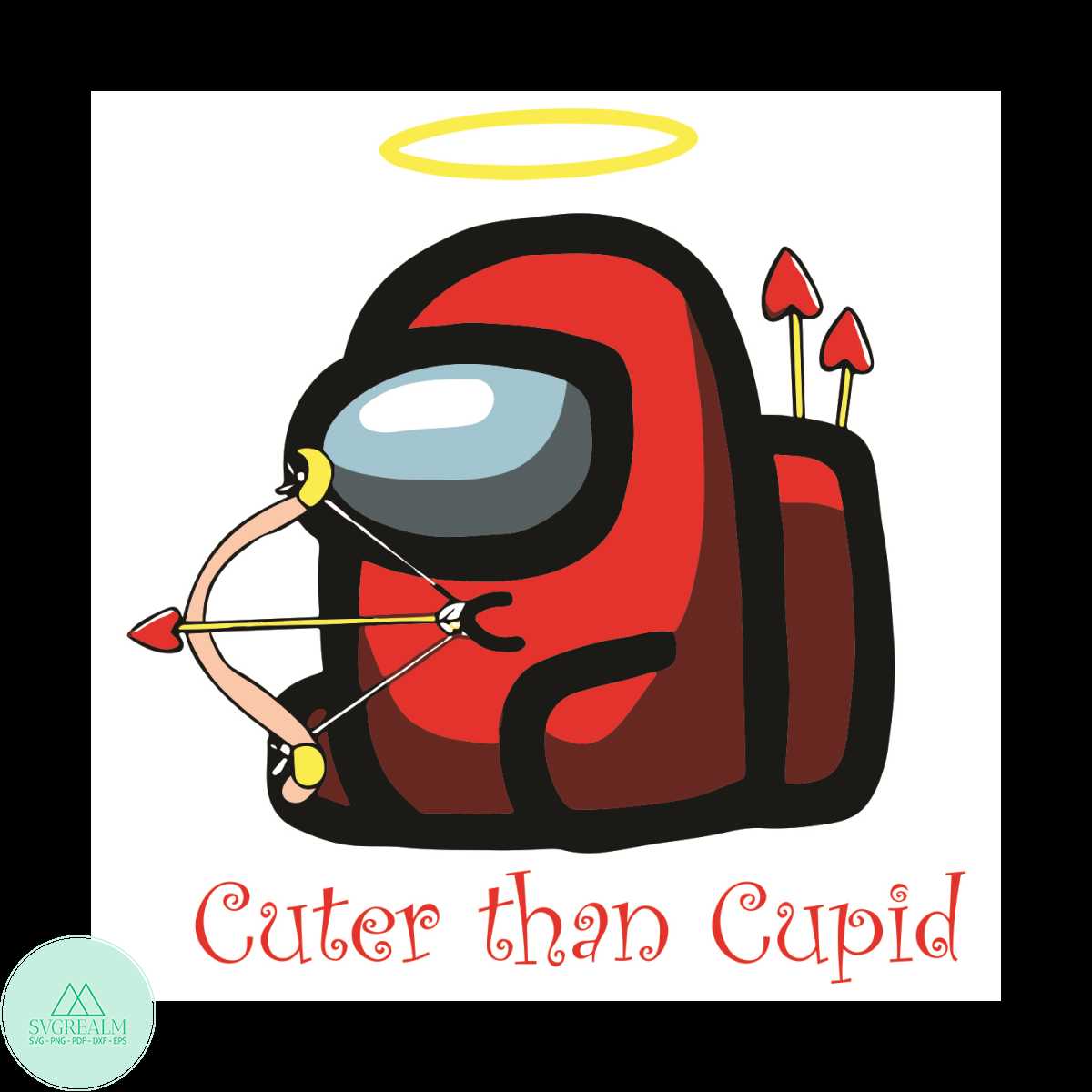 Cuter Than Cupid Among Us Svg, Valentine Svg, Among Us Svg, | Inspire ...
