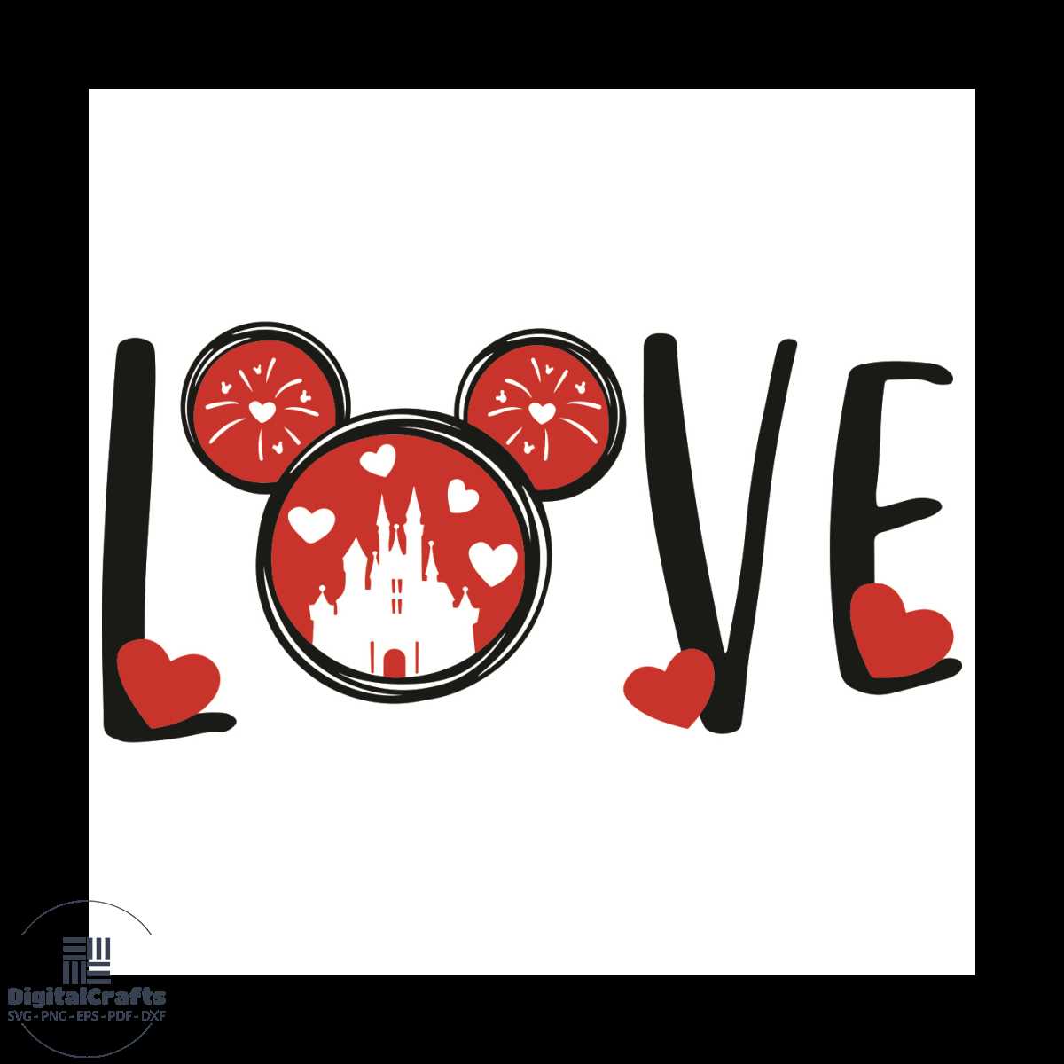 Love Disney Svg, Valentine Svg, Love Svg, Disney Svg, Valent - Inspire ...