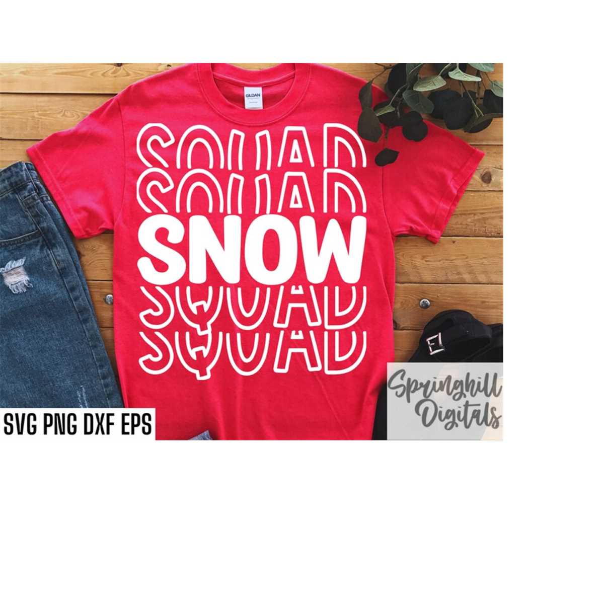 Snow Squad Svgs | Winter Cut Files | Kids Christmas Shirt Sv | Inspire ...