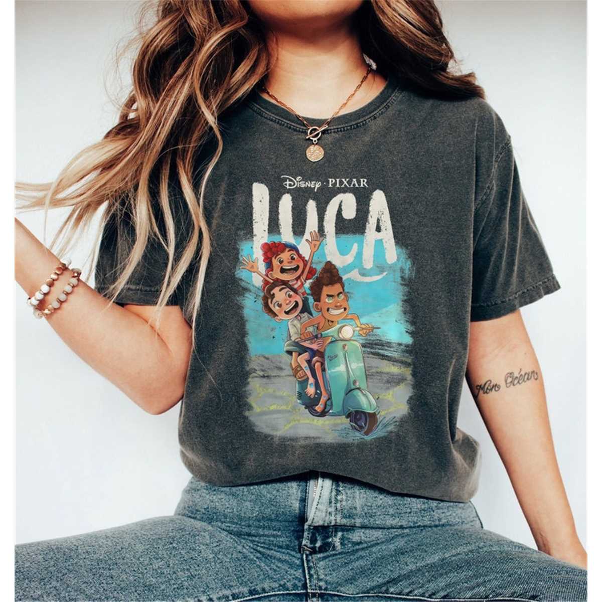Retro Disney Luca 2021 Comfort Colors Shirt, Disney Characte | Inspire ...