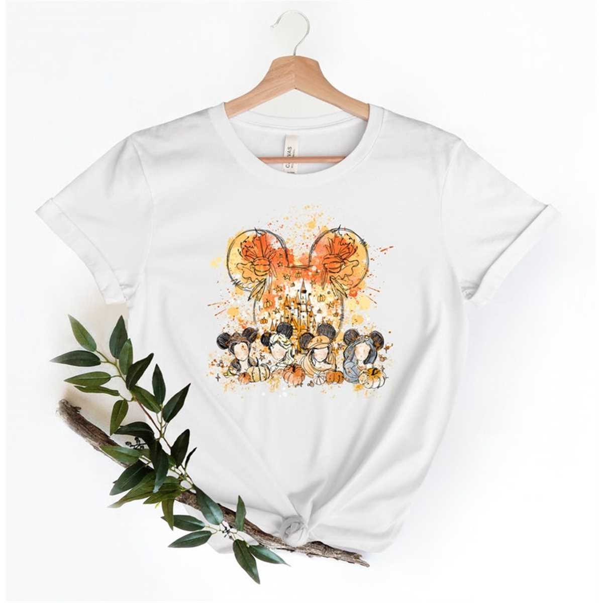Disney Princess Fall Castle Shirts, Disneyland Princess Fall | Inspire ...