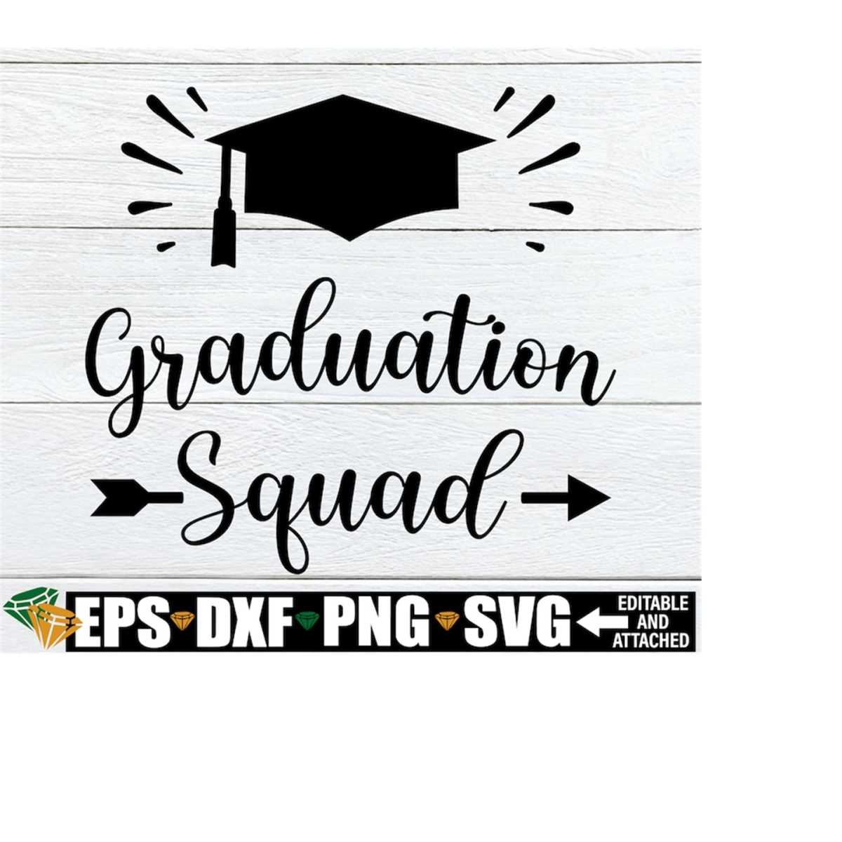 Graduation Squad, Matching Family Graduation Shirts SVG, Fam | Inspire ...