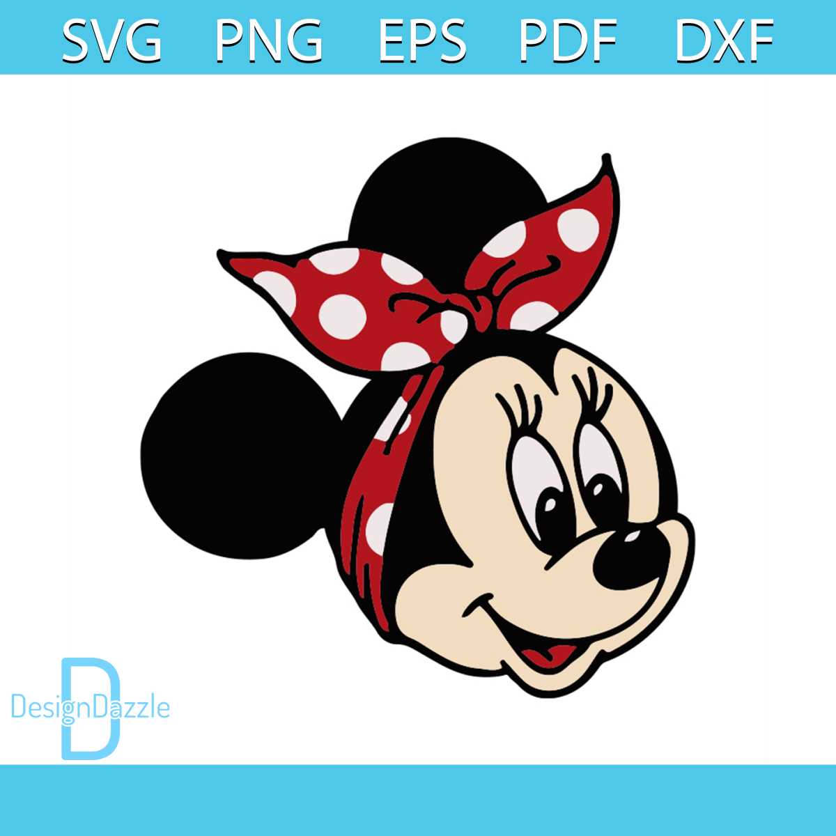 Pretty Minnie Svg, Disney Svg, Minnie Svg, Mickey Svg, Micke | Inspire ...